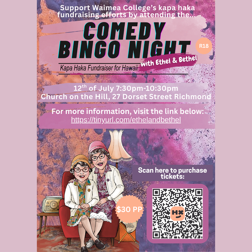 Ethel & Bethel Comedy Bingo Night (R18)! - Kapa Haka Fundraiser