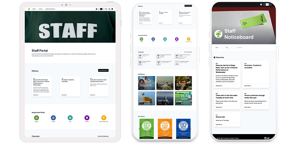 Staff Portals