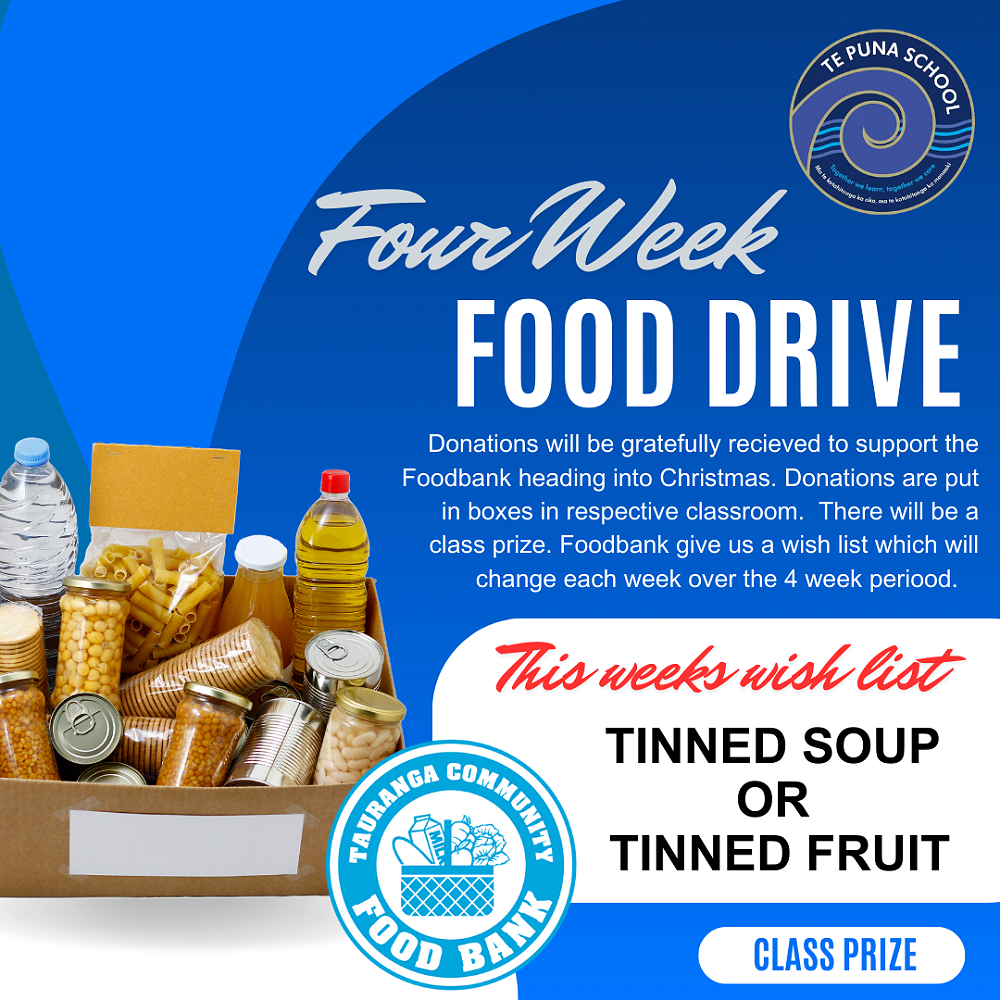 Food Bank Collection — Newsletter, Term 4, Week 5 2024