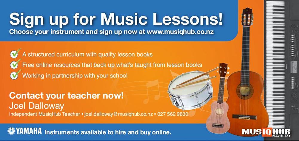 SIGN UP FOR MUSIC LESSONS