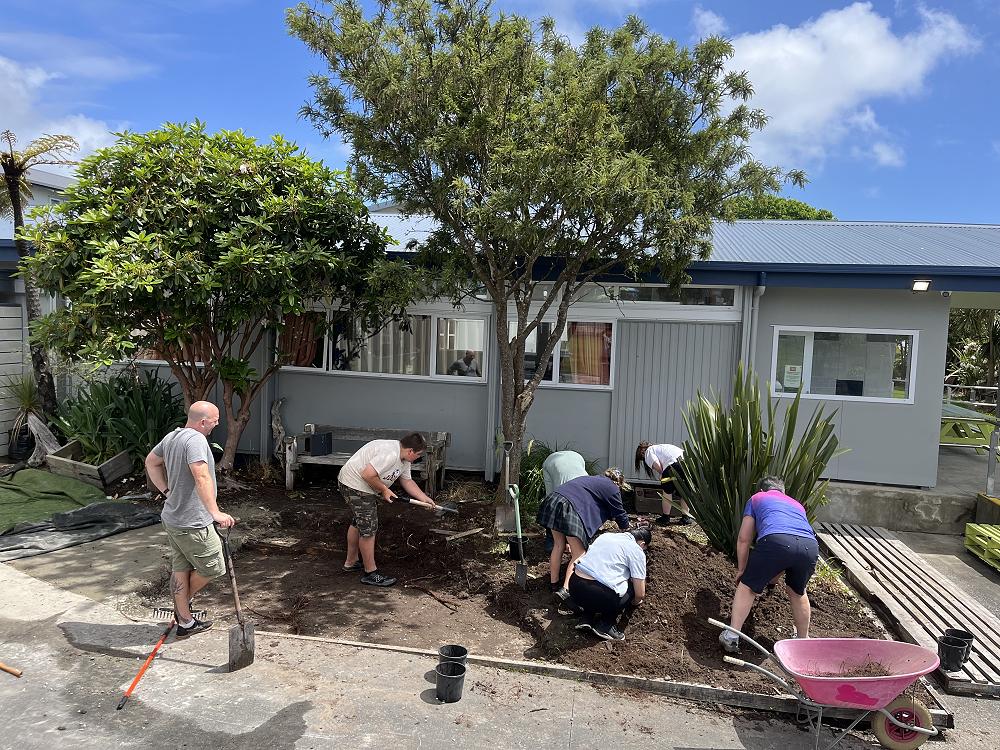 Sensory Garden Takes Shape