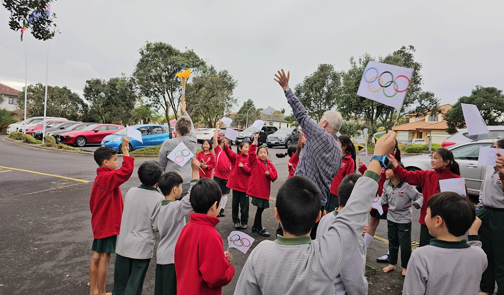Point View School Olympics Torch Relay