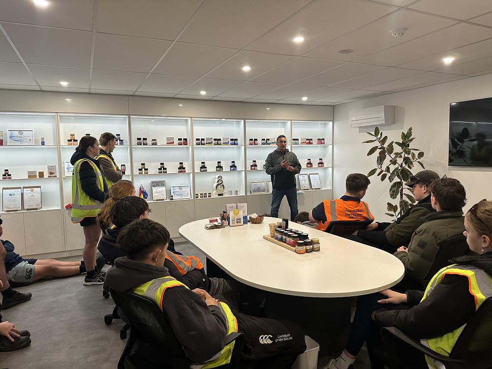 Tawera Rural College Students Visit TranzAlpine Honey Factory — DHS ...