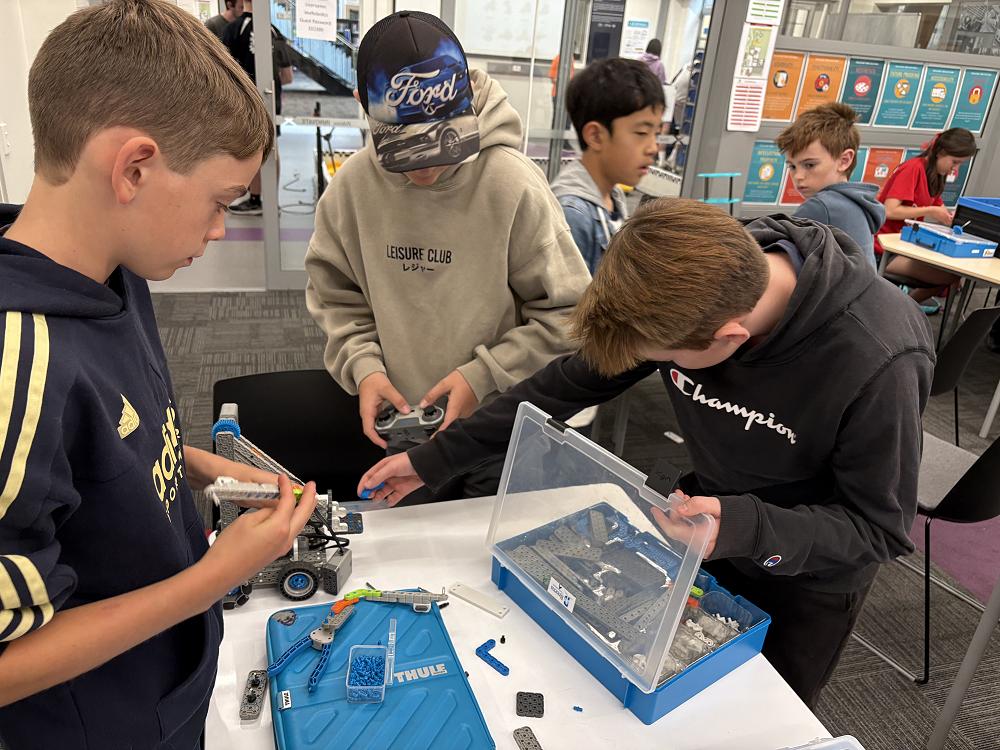 Our First VEX Robotics Scrimmage for the year