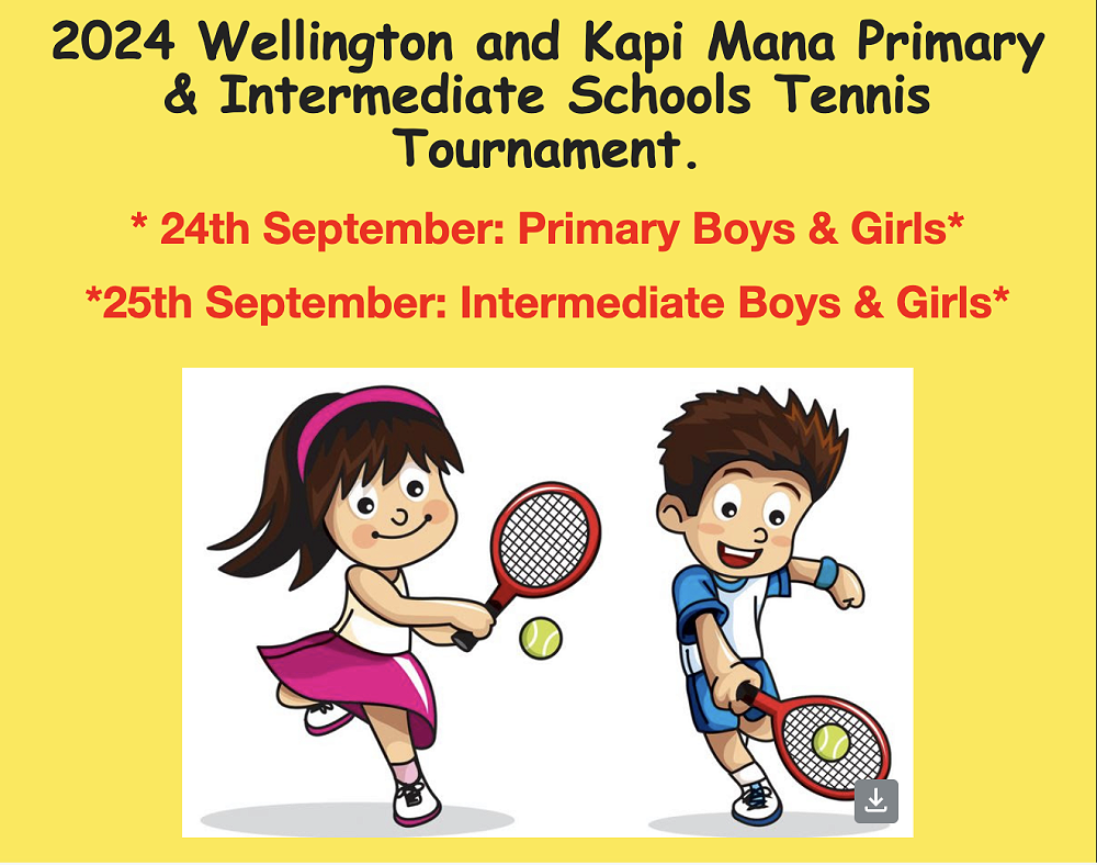 2024 Wellington & Kapi Mana Primary and Intermediate Schools Tennis ...