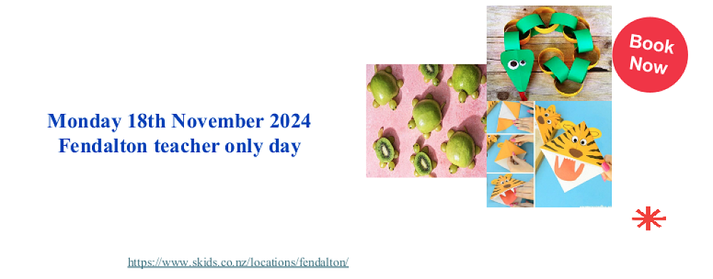 sKids - Teacher only day programme.