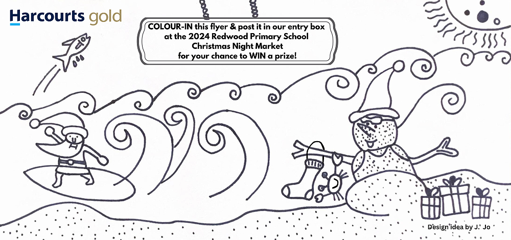 Christmas Night Market Colouring In Competition Winners