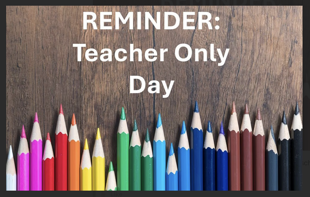 Teacher Only Day — Term 4 Week 5