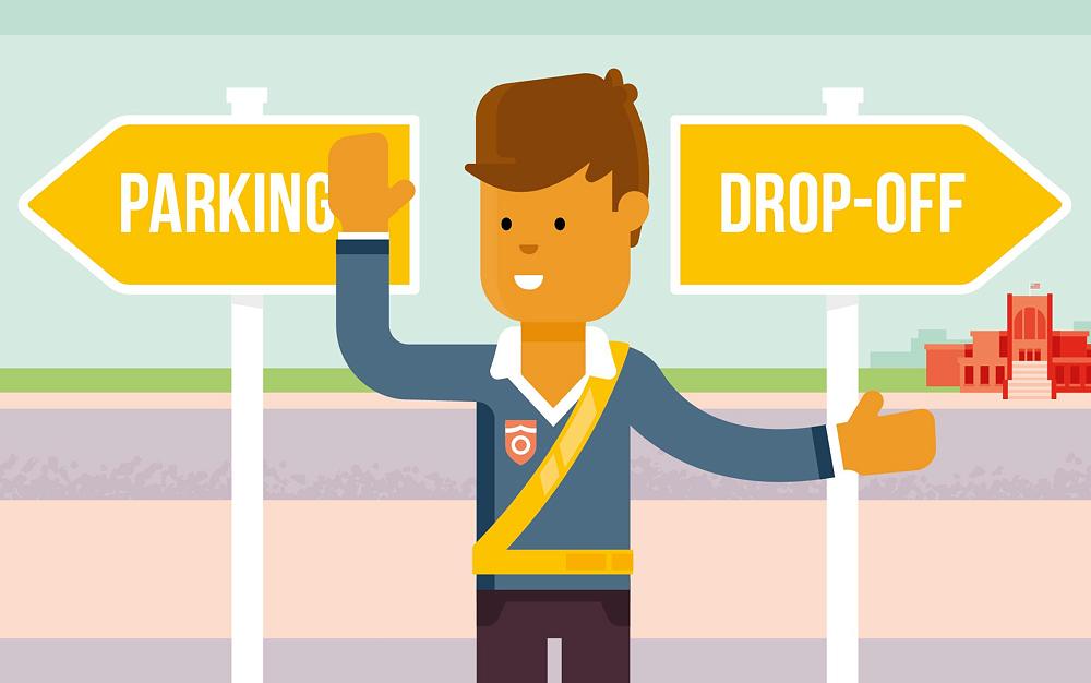 Student Drop-Off Areas