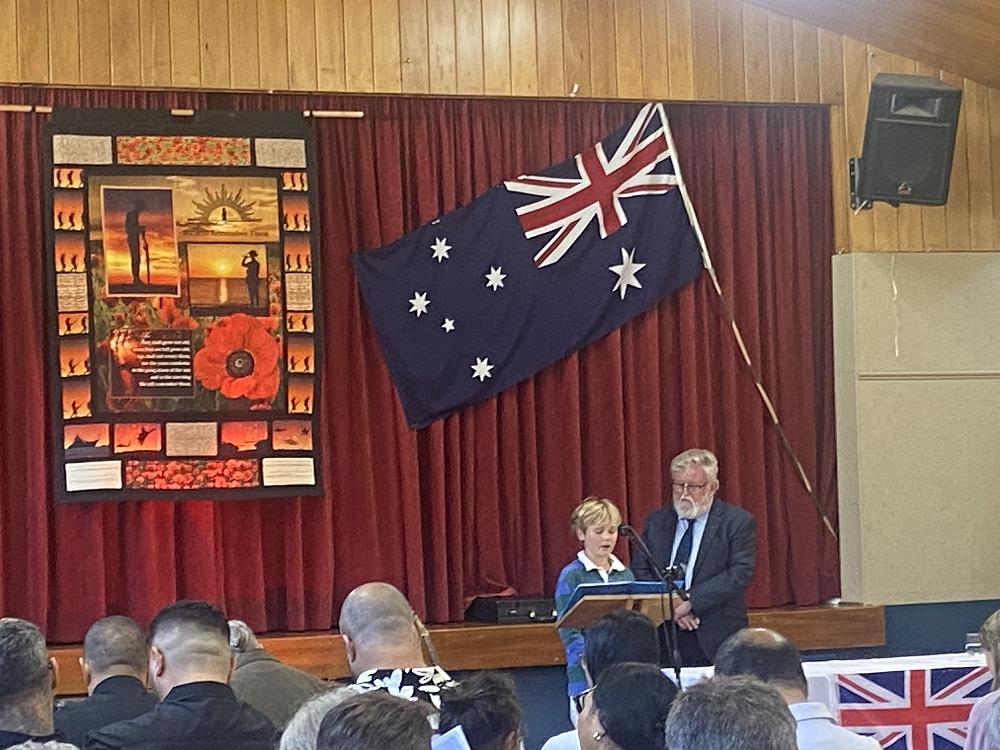 Anzac Day — New water fountain