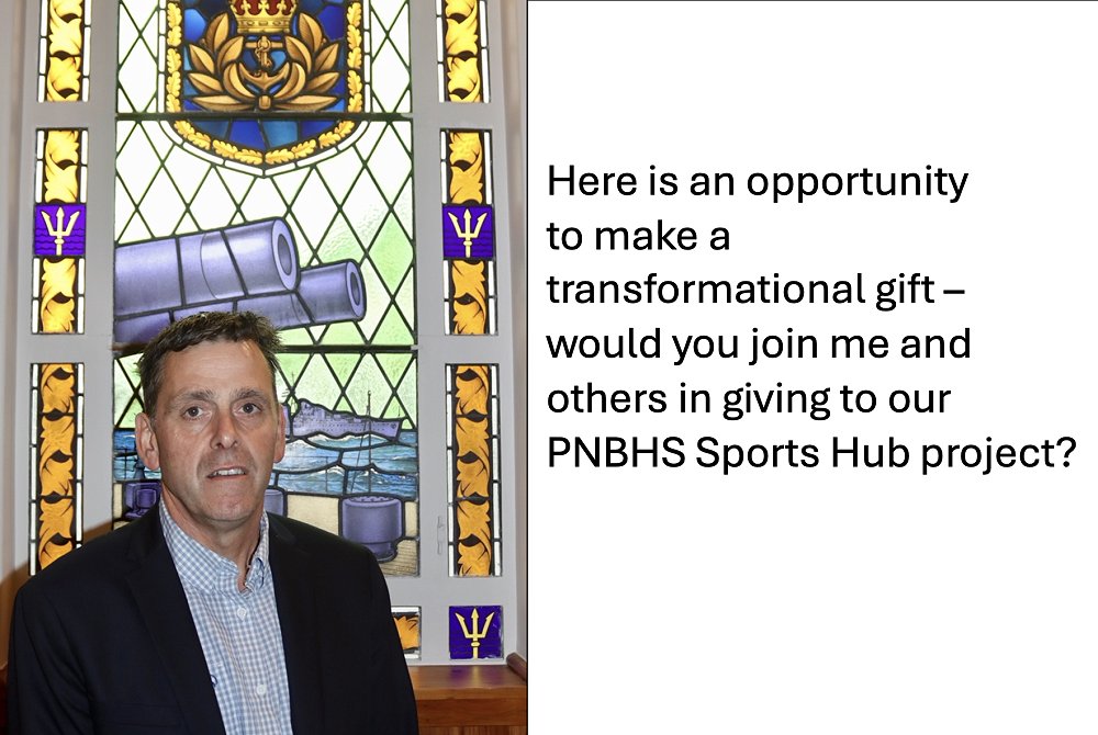 I have made a significant donation to the PNBHS Sports Hub Project, I ...