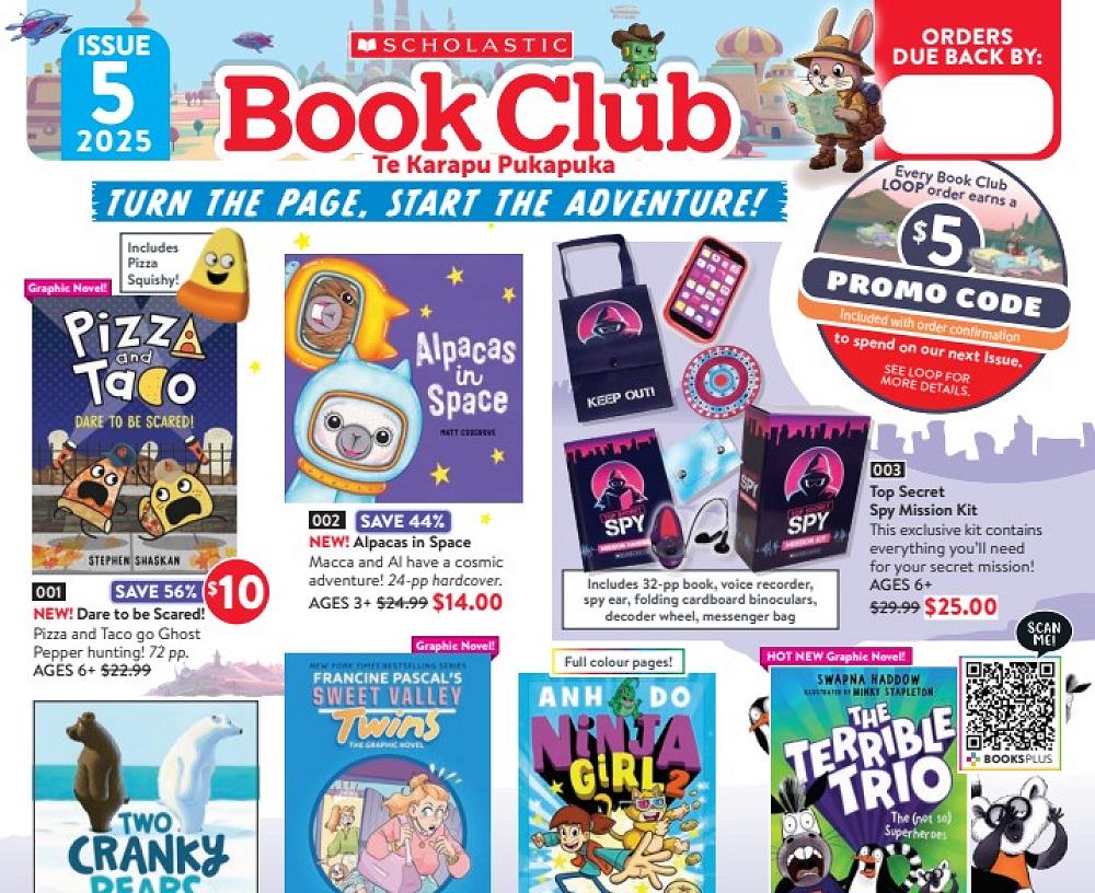 Scholastic Book Club — The Rāroan 25 July 2025