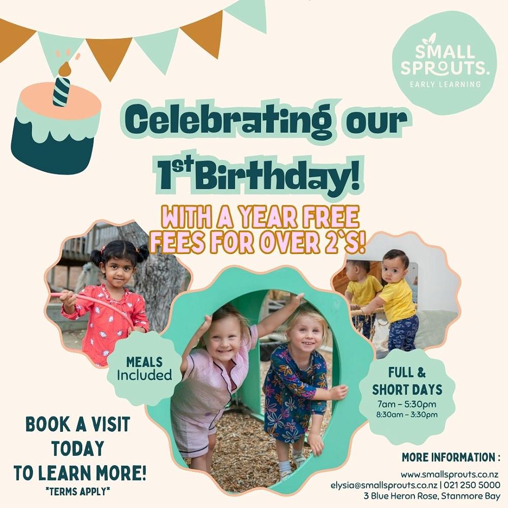 Small Sprouts celebrates 1st Birthday
