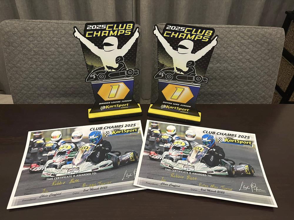 Robbie Batt, 2025 Kartsport Dunedin Club Champs - Double Club Champion ...