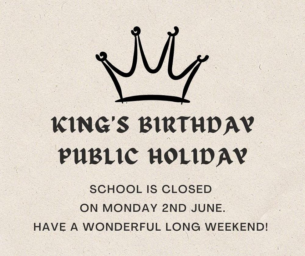 Monday 2nd June - School is Closed