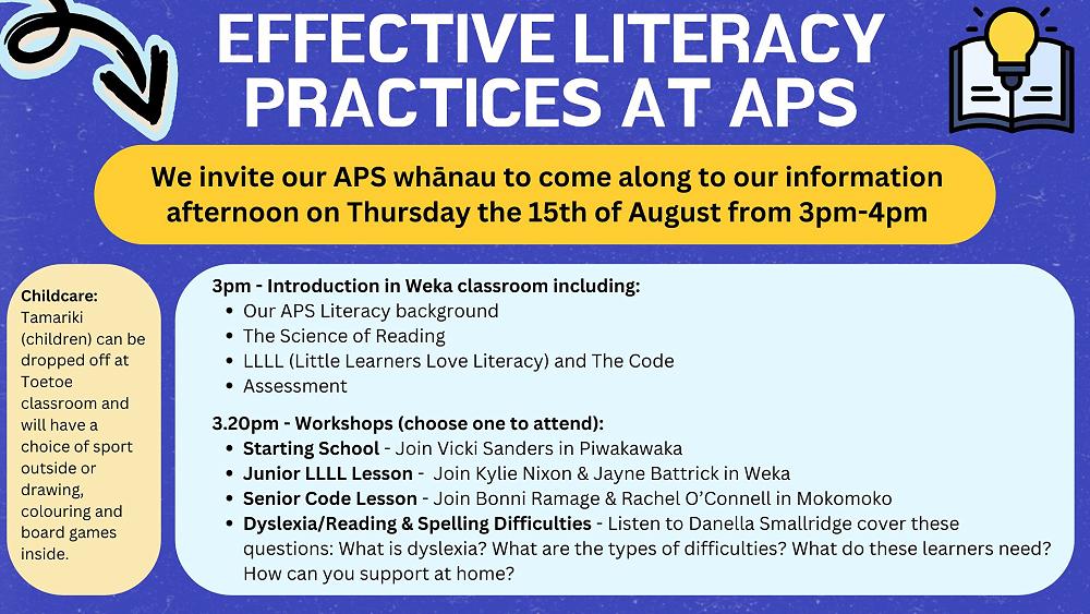 Effective Literacy Practices at APS