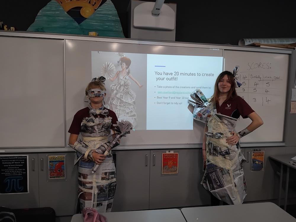 Year 9 & 10 Newspaper Challenge