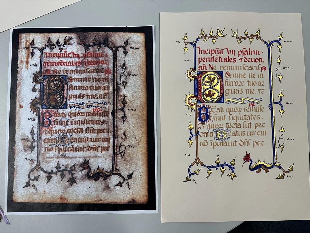 Professor Simone Celine Marshall Leads Hands-On Calligraphy Workshop