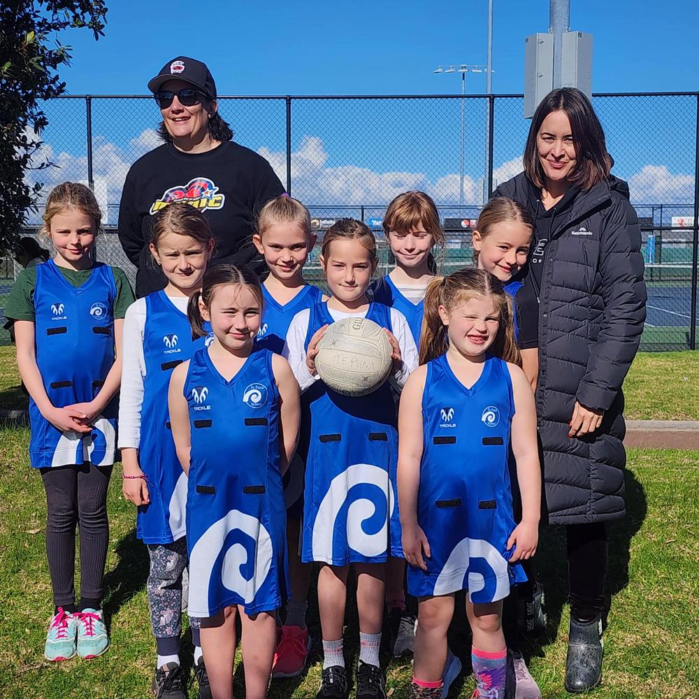 Y3-4 Te Puna Tempo Netball squad 2024 — Newsletter Term 3, Week 5, 2024