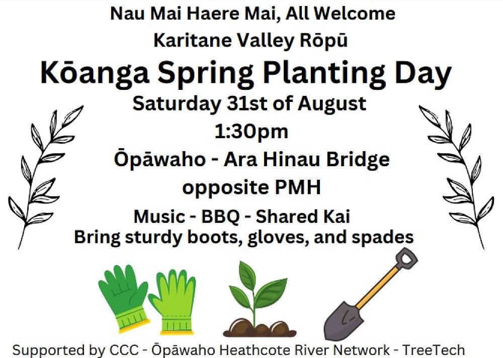Kōanga Spring Planting Day — Newsletter - 29 August 2024