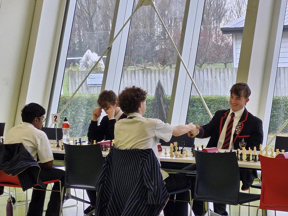 Chess teams battle with the best