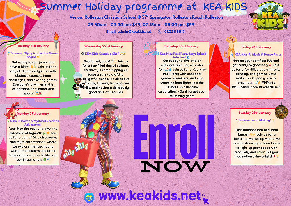 Kea Kids Summer Holiday Programme