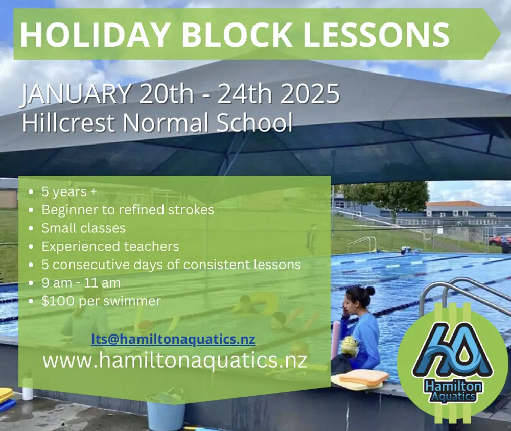 Hamilton Aquatics Learn to Swim — Newsletter Week 10, Term 4, 2024
