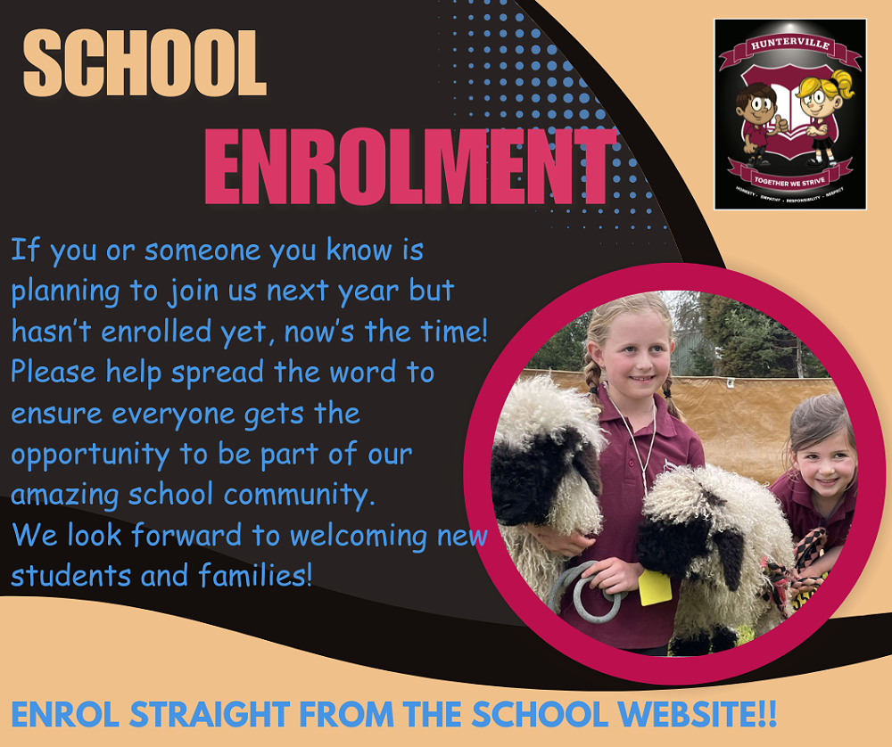 Enrol now!