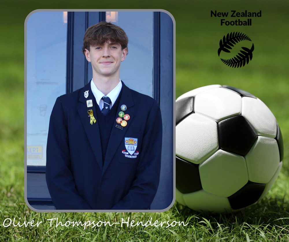 Oliver Thompson-Henderson Named in NZ U-16 Football Squad