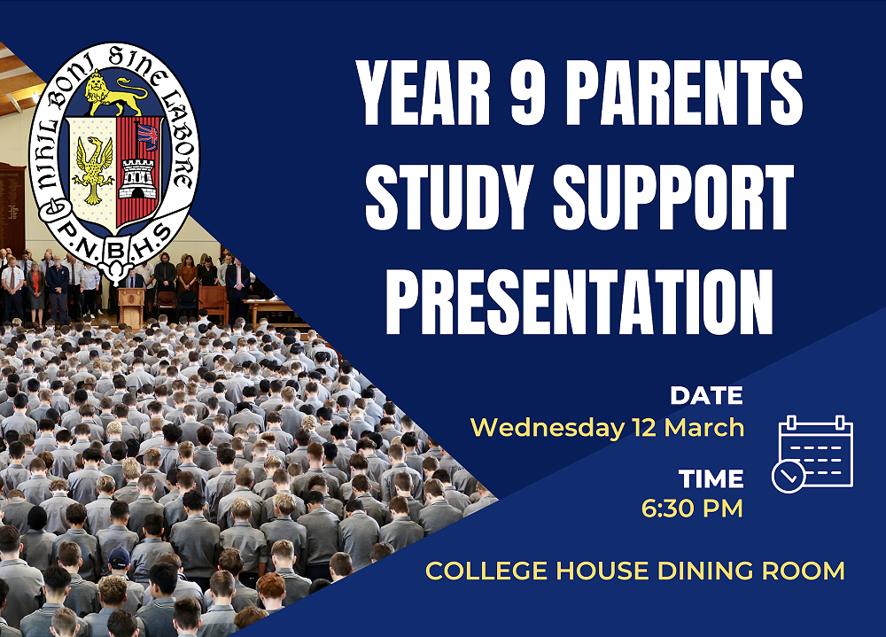 Year 9 Parents Study Support Presentation — Weekly Update: Term 1, Week 5