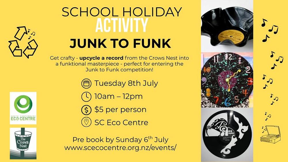 School Holiday Activity - Junk to Funk Creation!
