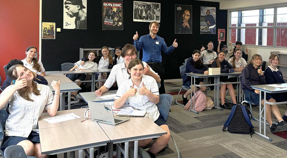 Writers Workshop with Sam Blood — AJHS eNewsletter: Week 8, Term 4