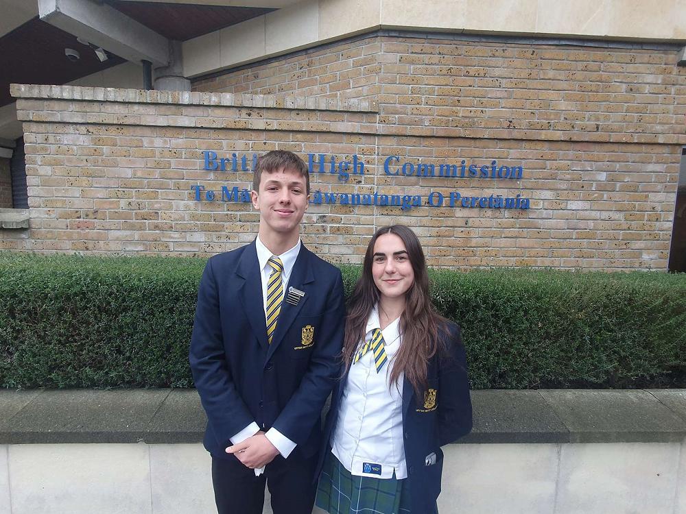 Will & Emily visit the British High Commission