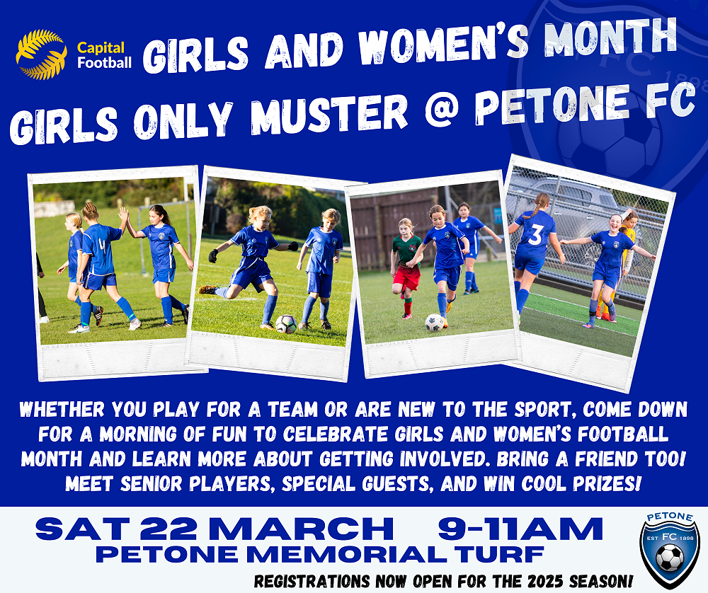 Girls Only Muster - Football Petone