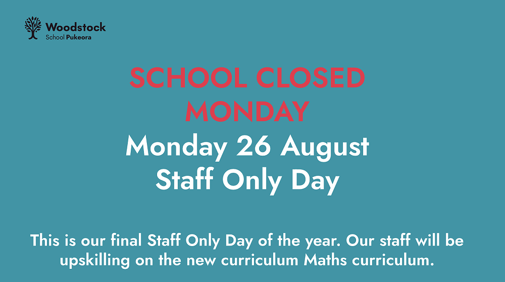 Staff Only Day on Monday