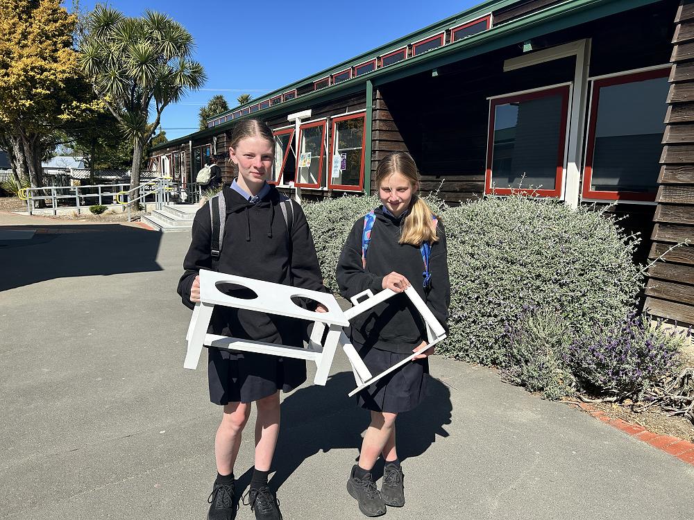 Lily and Evie with their 8PRO - Construction — DHS Dispatch, 27 ...