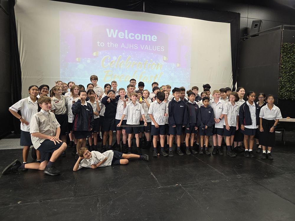 AJHS Values Breakfast Celebration — AJHS eNewsletter: Week 11, Term 1