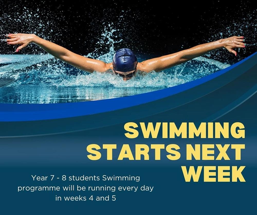 Year 7-8 Swimming Programme