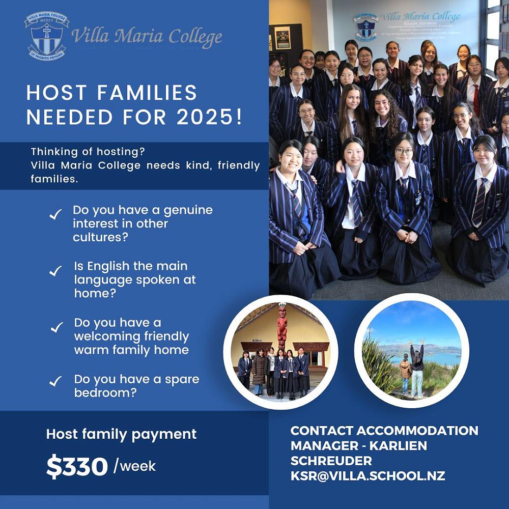 Host Families Needed!