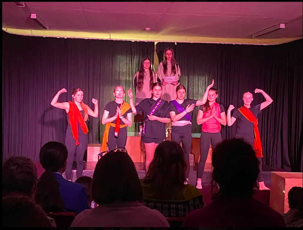 Semester One Year 10 Drama Class Performance. — Queen's News Issue 10