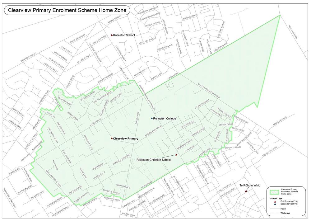 Clearview Primary Enrolment Zone — eNewsletter #284