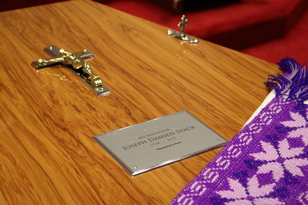 Rev Monsignor Joseph Damien Stack ~ 1948 - 2025. — Clearly: from the ...