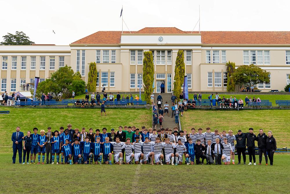 Wellington College Win 1st Football Quad