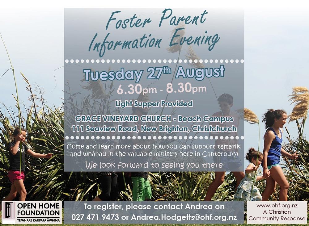 Foster Parent Information Evening