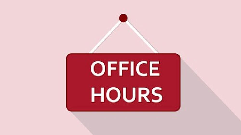 Change of School Office Hours.