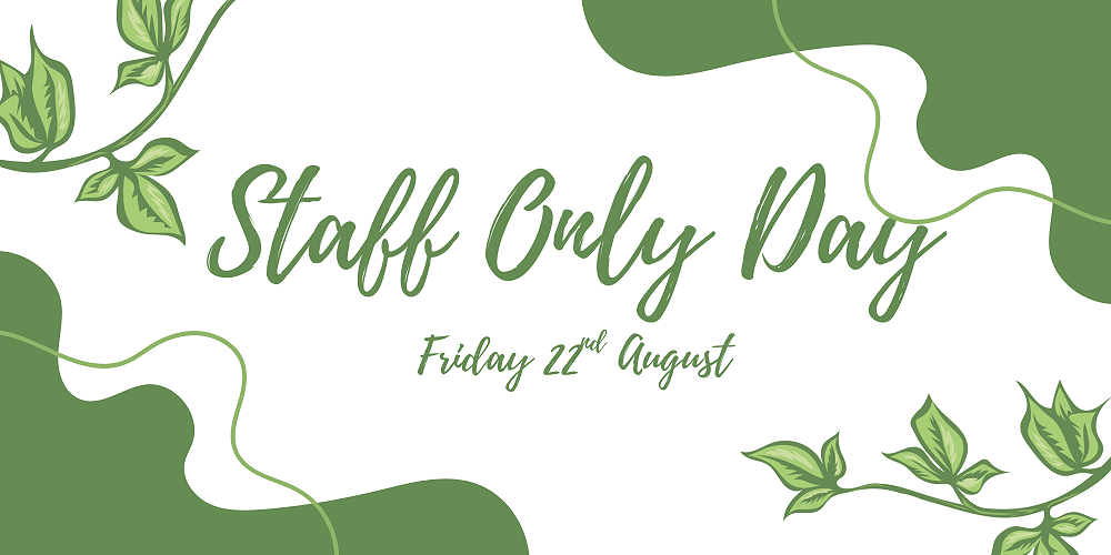 REMINDER - STAFF ONLY DAY — Week 8 Term 3 2025 News Bulletin