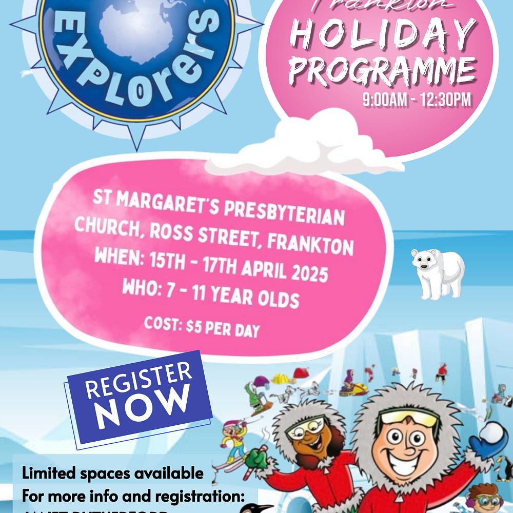 Frankton Holiday Programme 2025 — QPS News - 14 March 2025