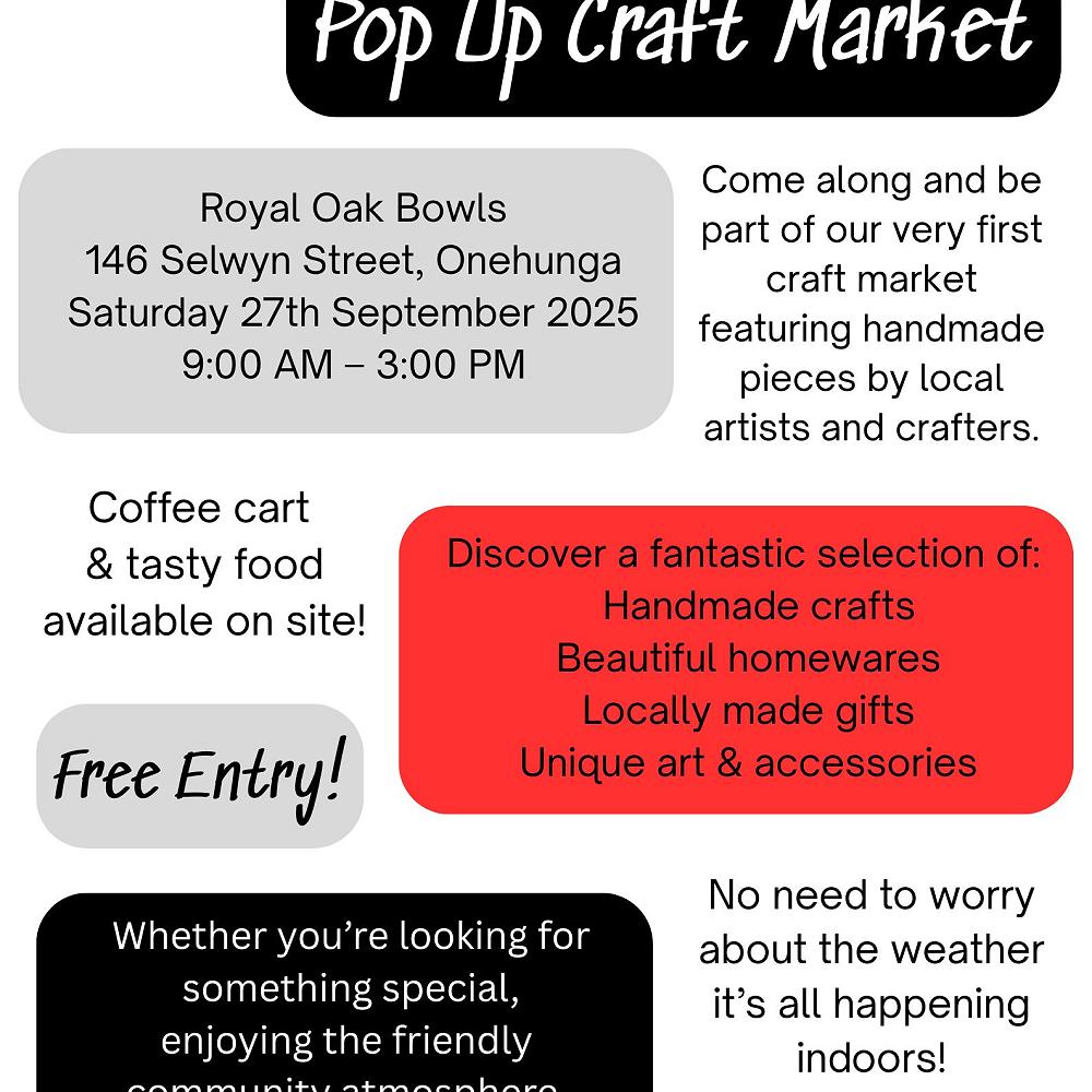 Pop-Up Craft Market