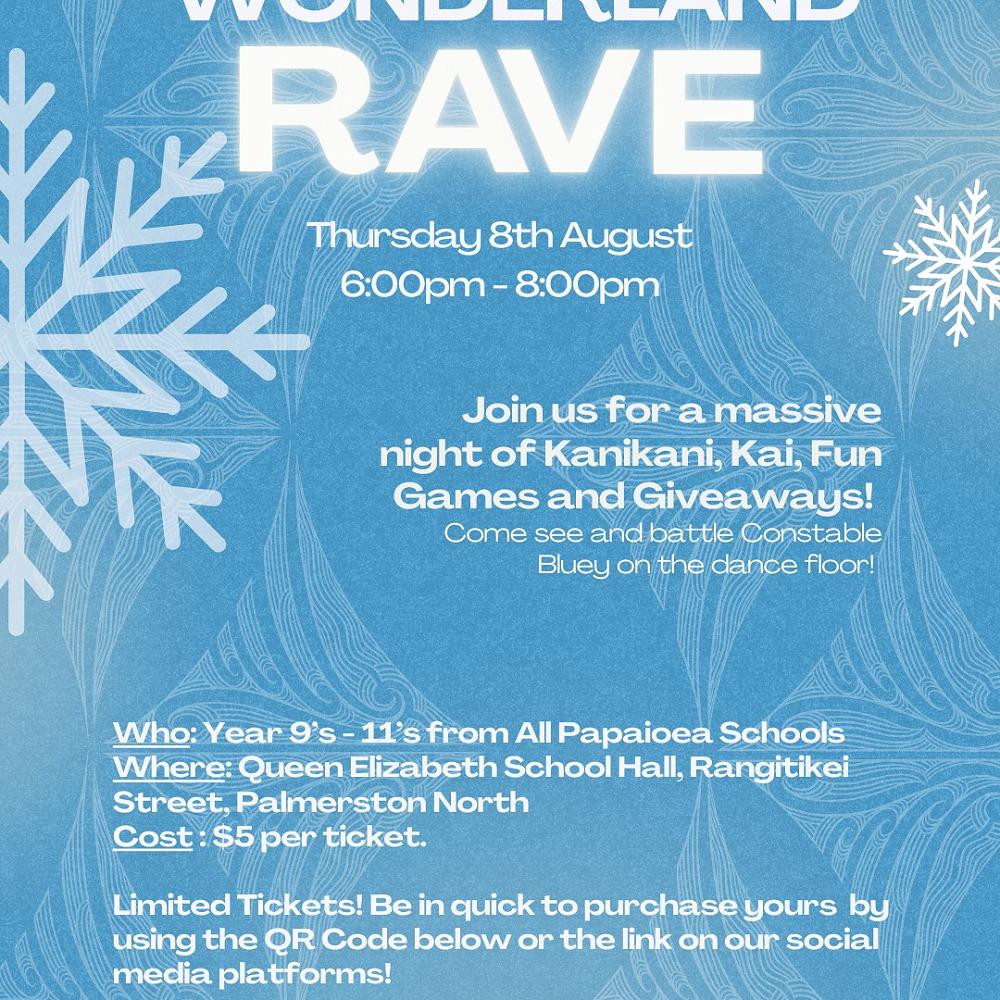 Manawatu Bluelight Winter Wonderland Rave 2024 — Update - 2 August 2024