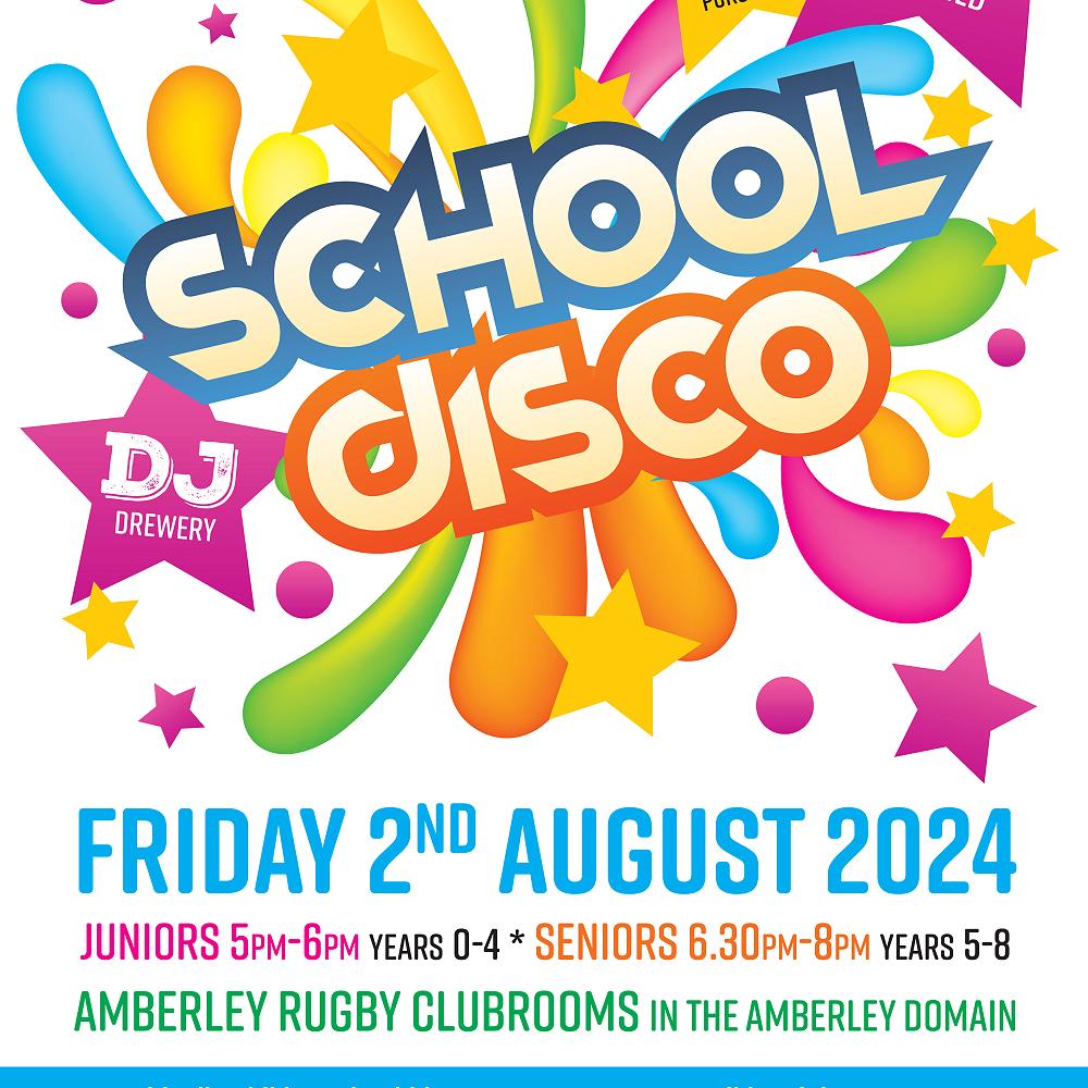 TONIGHT - School Disco Friday 2nd August 2024 — 2024 Newsletter 11